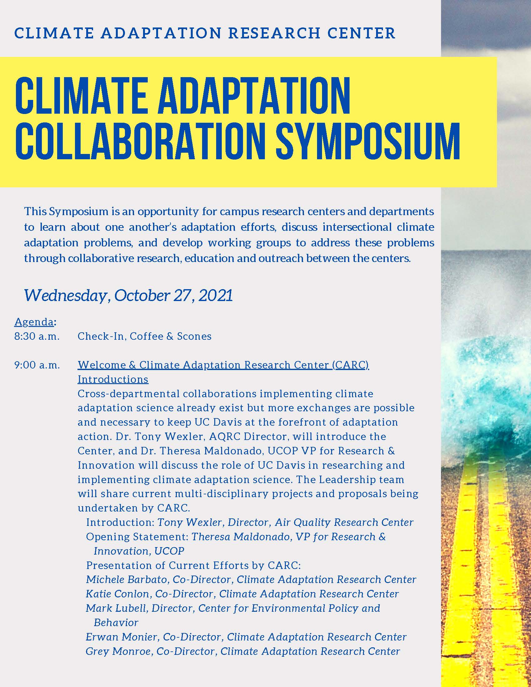 UC Davis Climate Adaptation Collaboration Symposium | Climate Adaptation Research Center